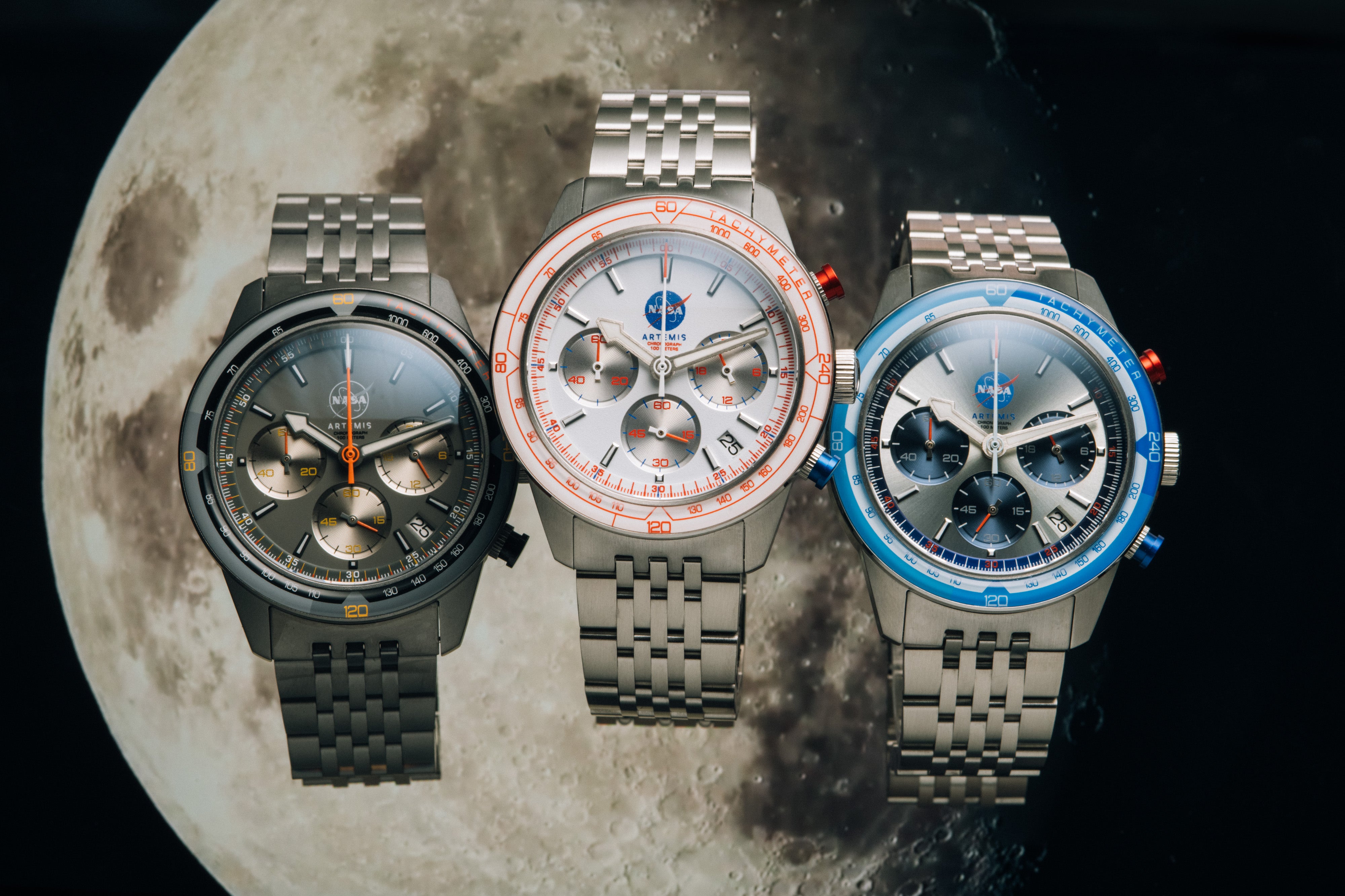 NASA Artemis Chronograph | Xeric.com – Xeric Watches