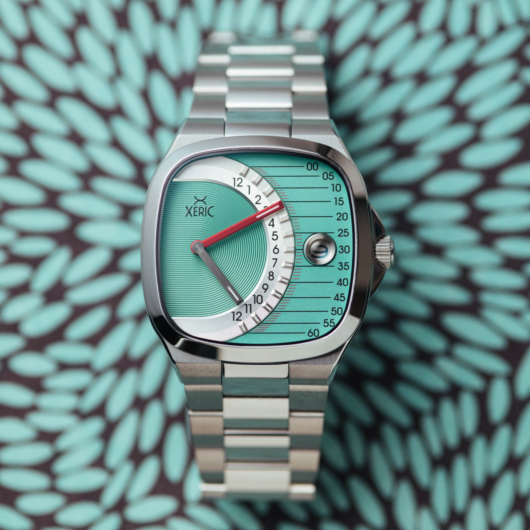 Timeline Retrograde Automatic Mint | Xeric.com – Xeric Watches