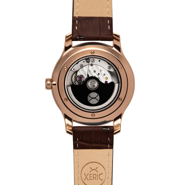 Triptych Automatic Wandering Hour Rose Gold Ocean | Xeric.com – Xeric ...