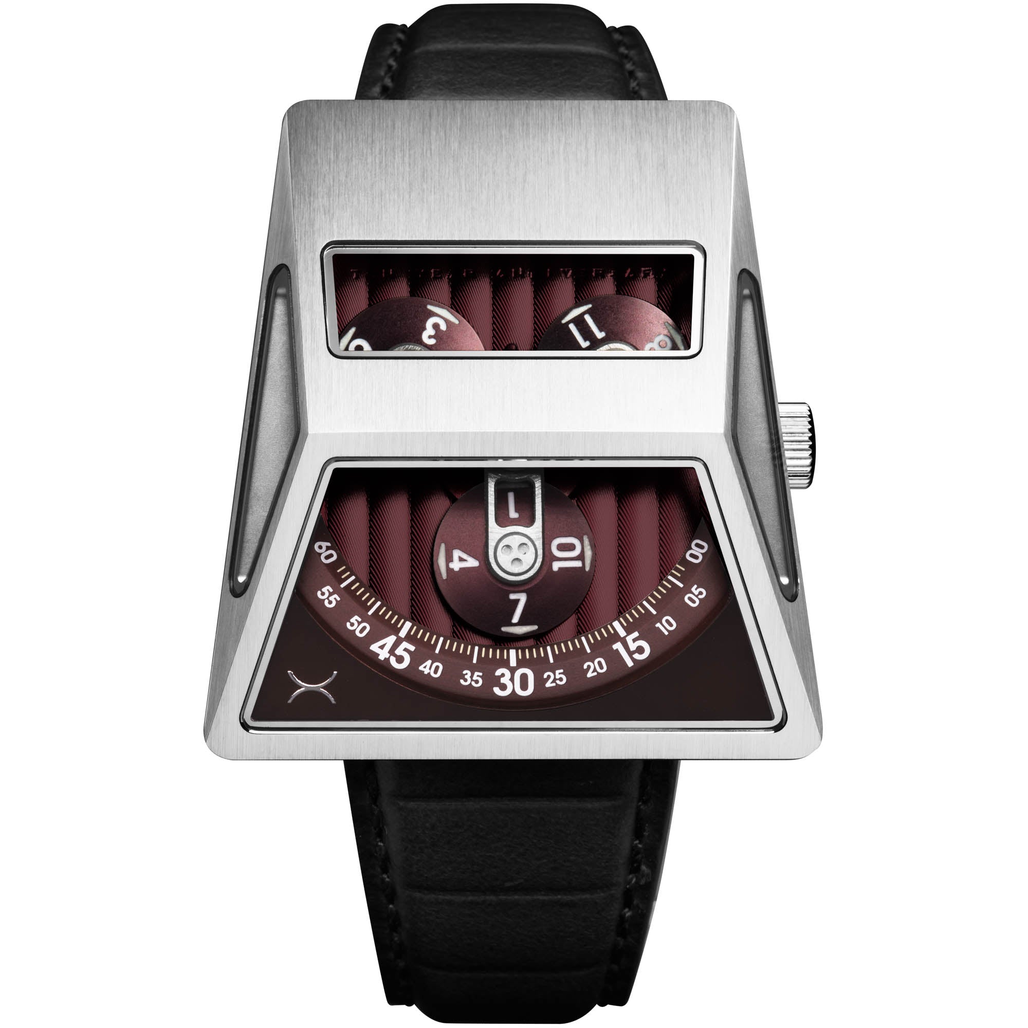 Vendetta X Automatic Black Oxblood | Xeric.com – Xeric Watches