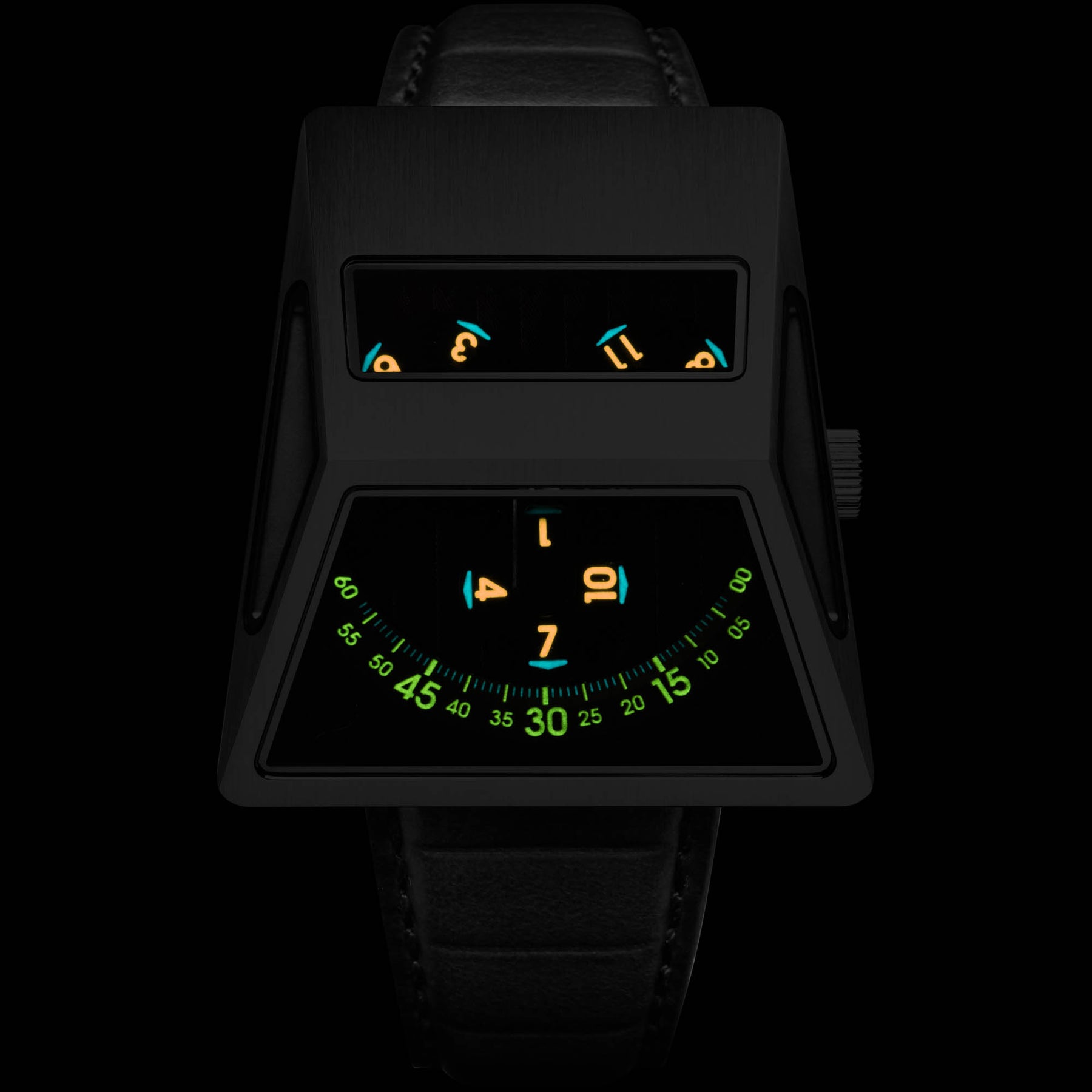Vendetta X Automatic Gunmetal Orange | Xeric.com – Xeric Watches