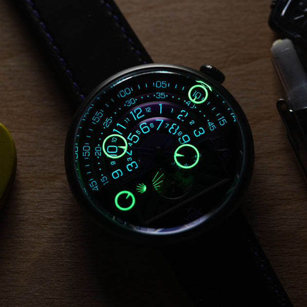 Halograph II Automatic Deep Purple | Xeric.com – Xeric Watches