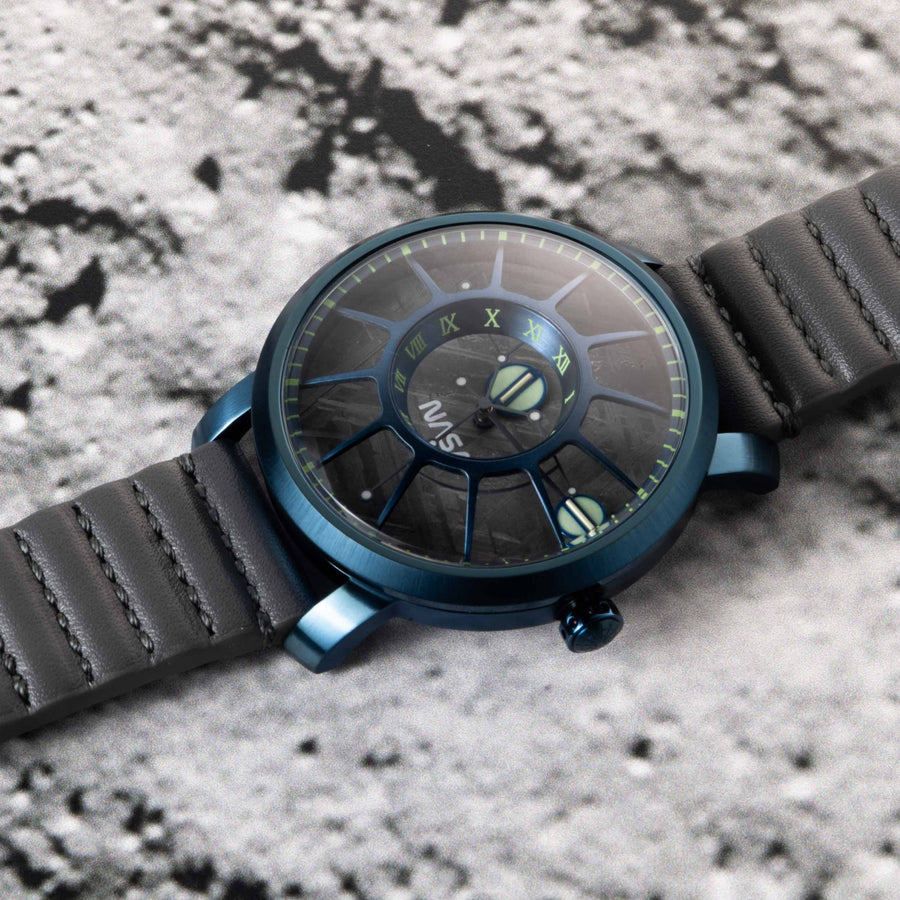 NASA Trappist-1 Automatic Sapphire Meteorite Blue Supernova | Xeric.com ...